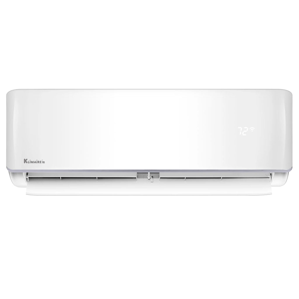 9,000 BTU 21.5 SEER2 Klimaire Wall-Mounted Ductless Mini-Split Inverter ...
