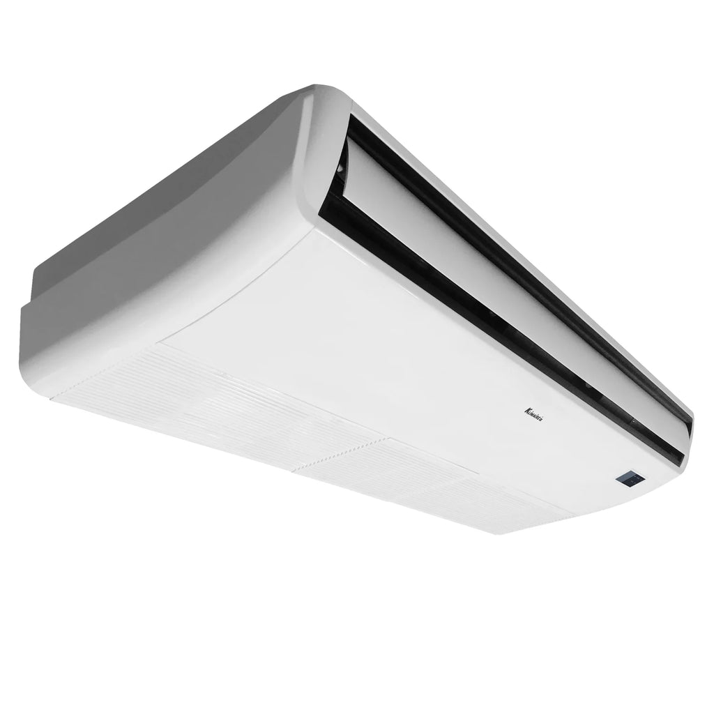 Klimaire 36,000 BTU Ductless Ceiling Suspended Unit With 36,000 BTU Up ...