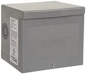 Generac 30 Amp Power Inlet Box, 125/250V, Raintight Resin, Nema L14-30 ...