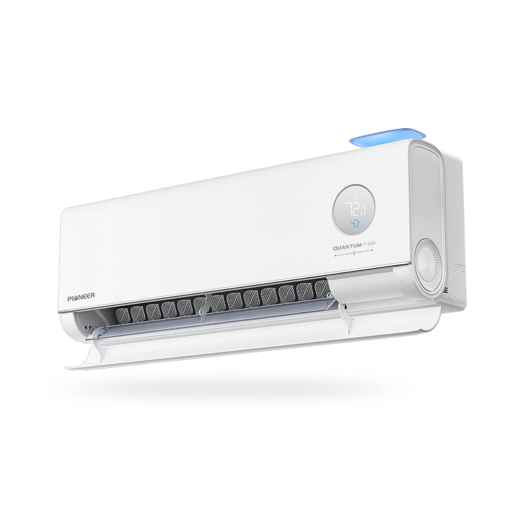 Pioneer Quantum Fresh 12,000 BTU 24 SEER2 High-Wall Ductless Mini-Split ...